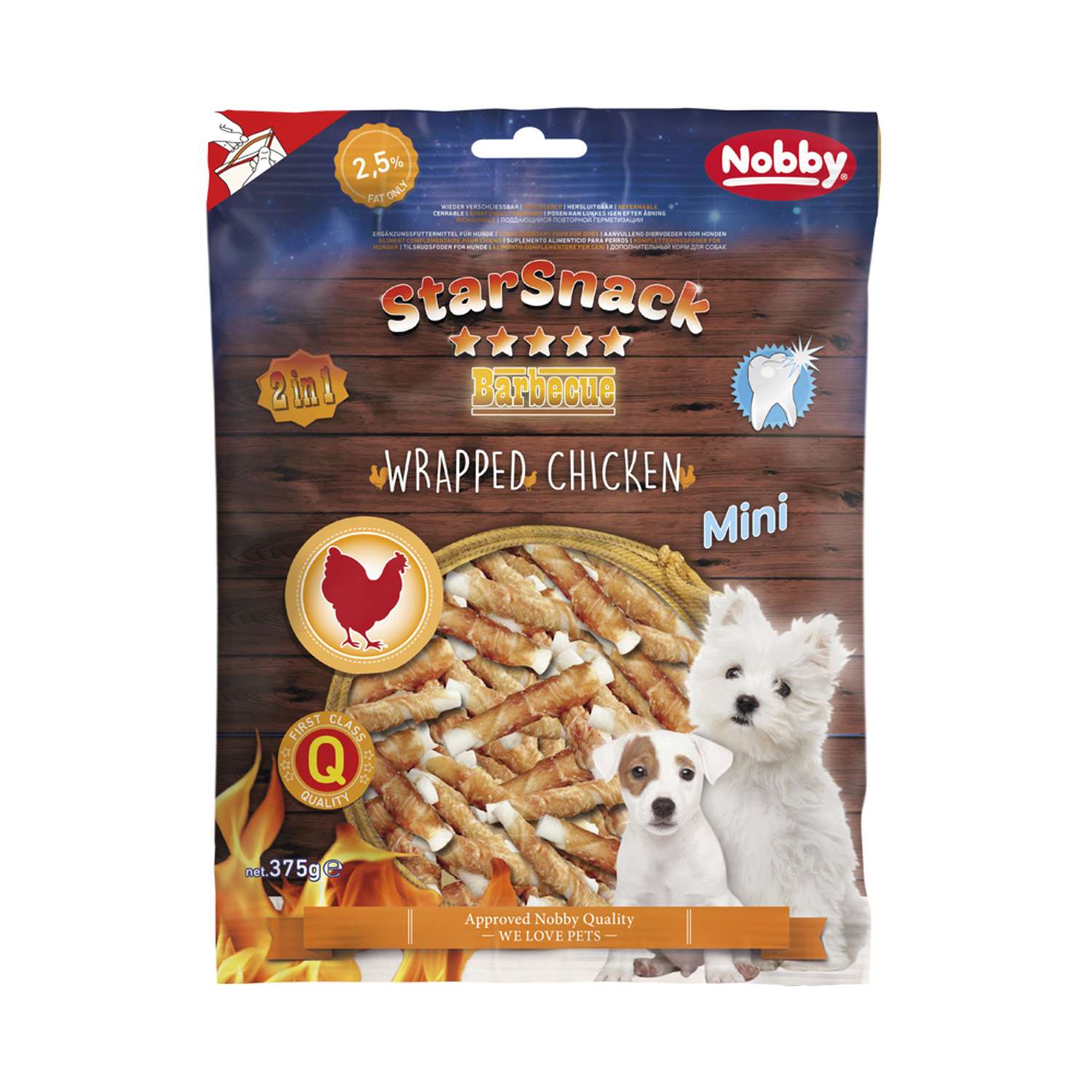 StarSnack Mini, wrapped chicken - Foder & Fritid