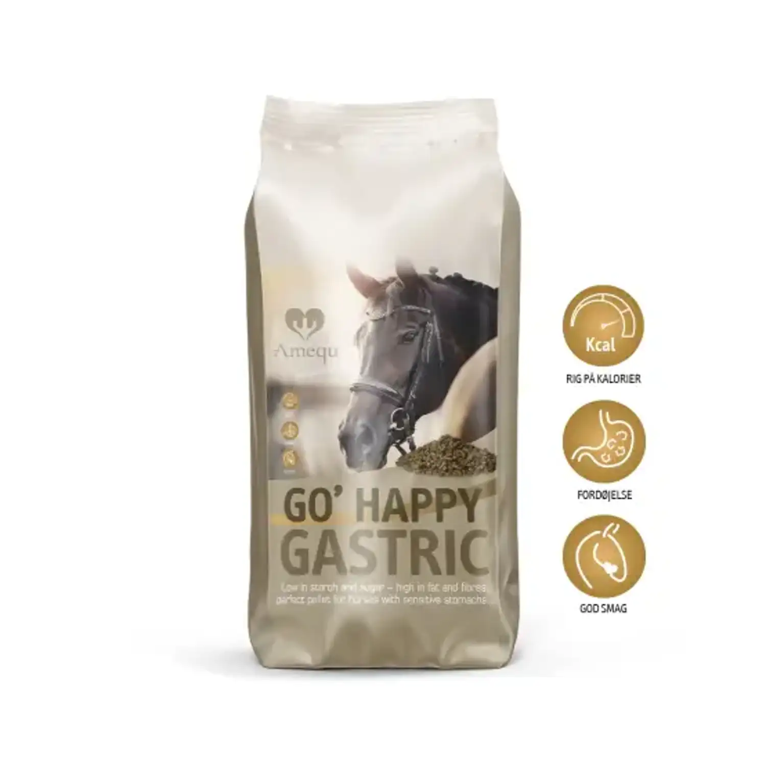 Amequ GO' Happy Gastric 15 kg - Foder & Fritid